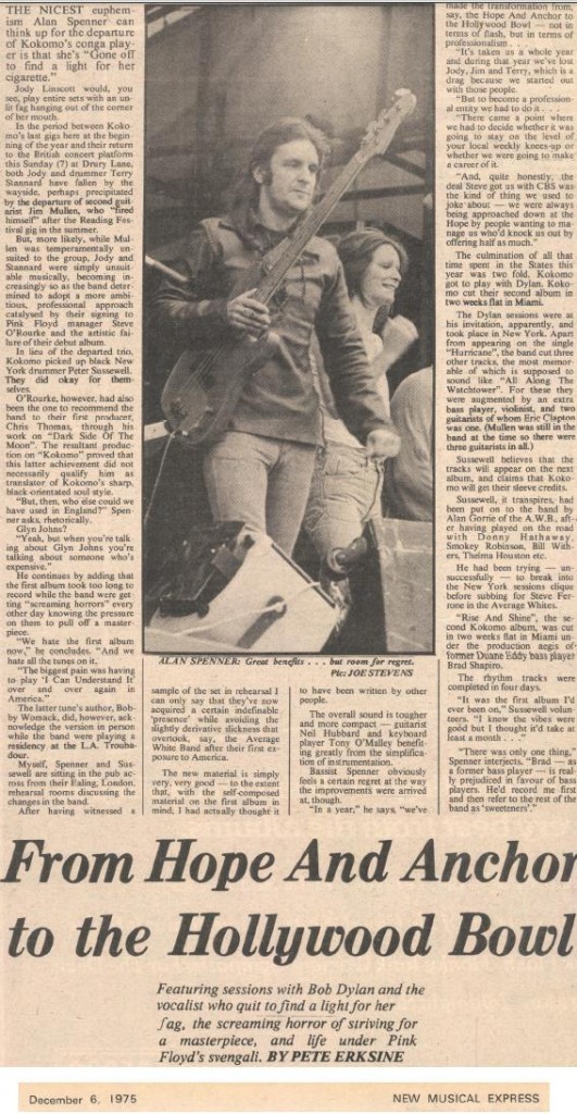 From the Hope and Anchor to the Hollywood Bowl: NME interview with Alan ...